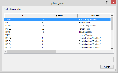Crear una tabla de base de datos automáticamente desde un formato de ...