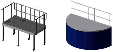 Inserting a stage deck