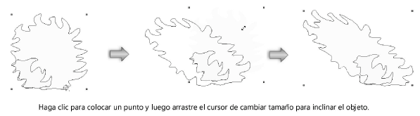 Inclinación de objetos