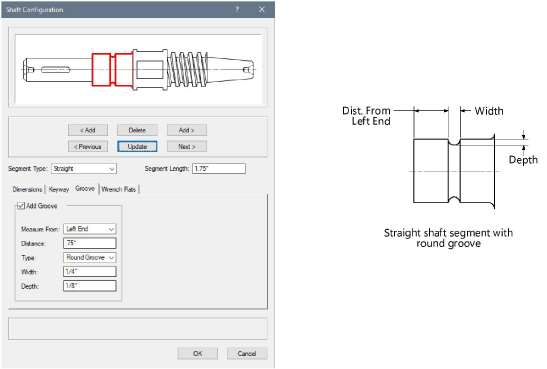 Shaft segment properties
