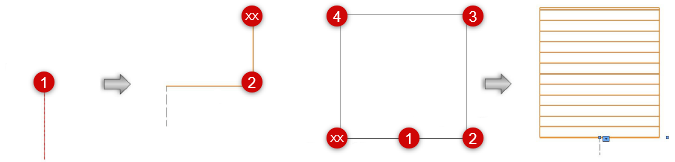 Placing drip outlets