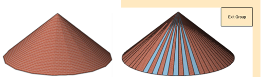 Applying a texture with Apply to Face mode